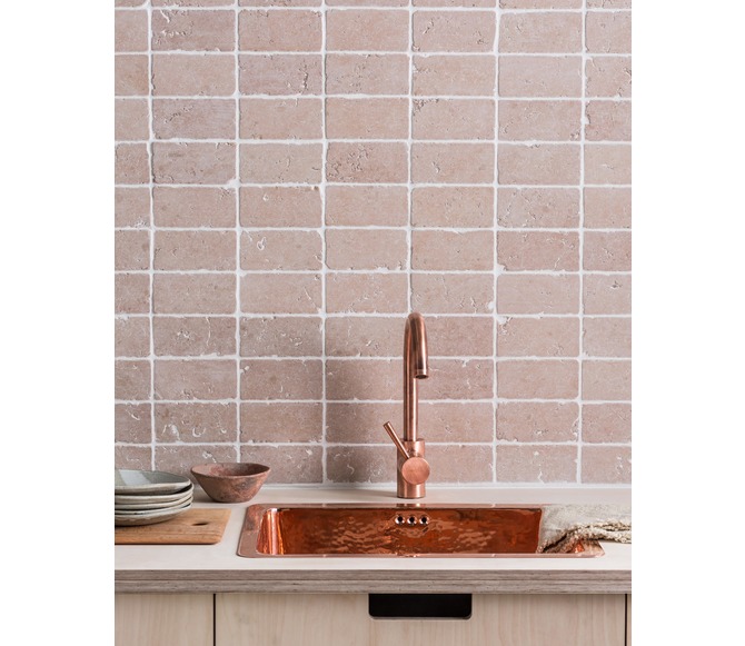Copper Mixer Tap, High Swivel Spout - The French House
